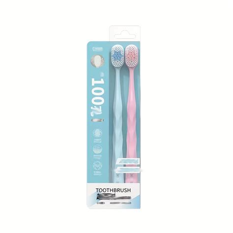 Temu｜2pcsbox Soft Manual Toothbrushes With Soft Bristles For Teeth