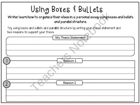 17 Best Images About Boxes Bullets On Pinterest Boxes Anchor Charts And Teaching