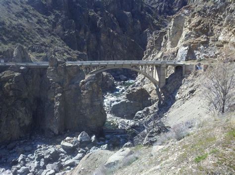 Abandoned Bridge Above An Abandoned River Chelan Falls Wa R