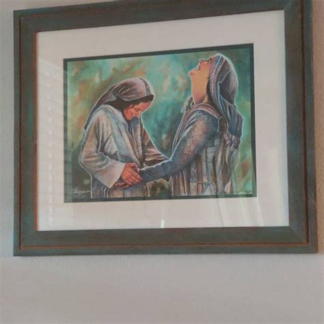 Unconditional Love Mary And Jesus On Canvas Etsy