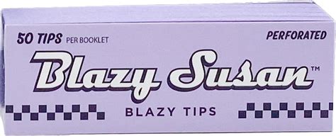 Purple Filter Tips Box By Blazy Susan Perfect For Rolling Cigarettes