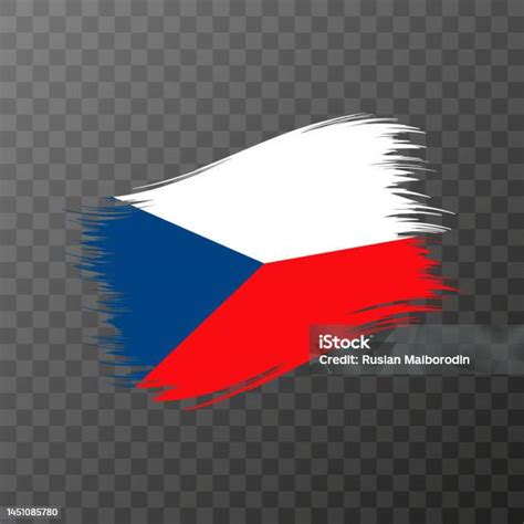 チェコ共和国の国旗グランジブラシストローク透明な背景にベクターイラスト チェコ共和国のベクターアート素材や画像を多数ご用意 チェコ