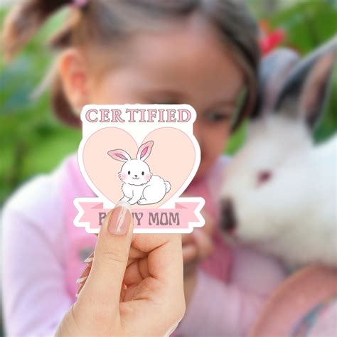 Bunny Sticker Cute Rabbit Sticker Bunny Mom Cute Planner Stickers