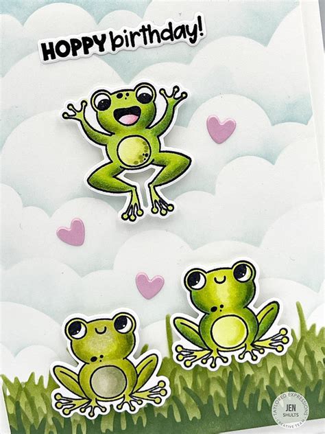 Un Frog Gettable Stamp And Die Combo