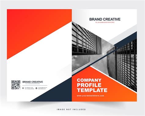 Perfil Corporativo Y Contraportada Vector Premium
