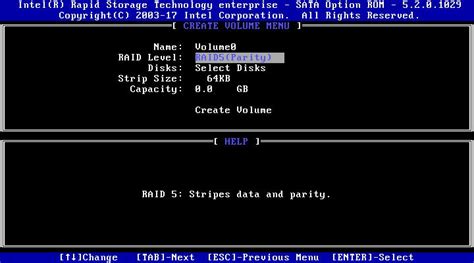 Konfigurasi RAID Menggunakan Intel RSTe
