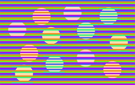A Vivid Visual Illusion That Makes Dots Of The Same Color Appear