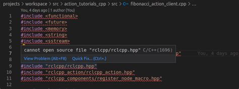 Errors VS Code C C Extension Issue With Ros Program Header File