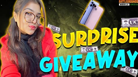 Surprise Giveaway🥰 Bgmi Girl Gamer Bgmilive Girlgamer