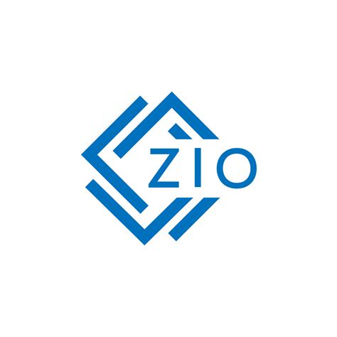 ZIO Technology Letter Logo Design On White Background ZIO Creative