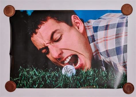Happy Gilmore Adam Sandler Autographed Poster Yourpremiermemorabilia