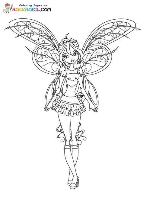 Раскраски Винкс Распечатать бесплатно