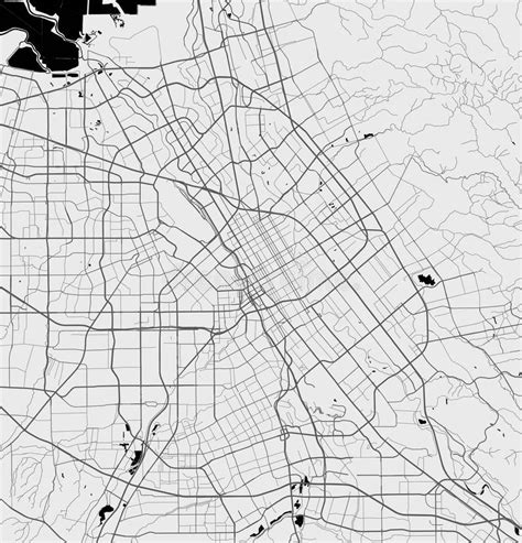 德黑兰城市地图 矢量海报 灰度街道图 向量例证 插画 包括有 地点 伊朗 住宅 映射 艺术 195055832