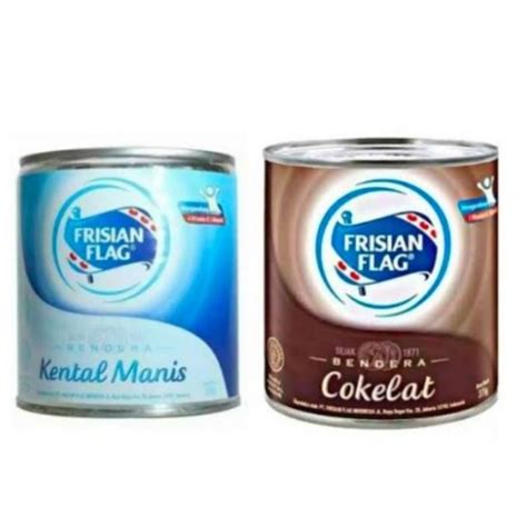 Jual Frisian Flag Susu Kental Manis Putih Gold Kaleng 370gr Shopee