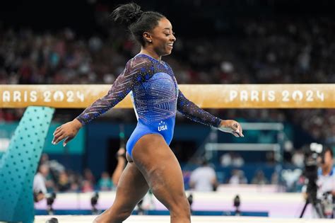 Simone Biles Long Known For Her Power Showed Her Strength In Paris The Washington Post