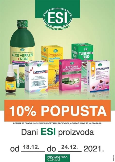Esi Proizvodi Ljekarna Varaždinske Županije
