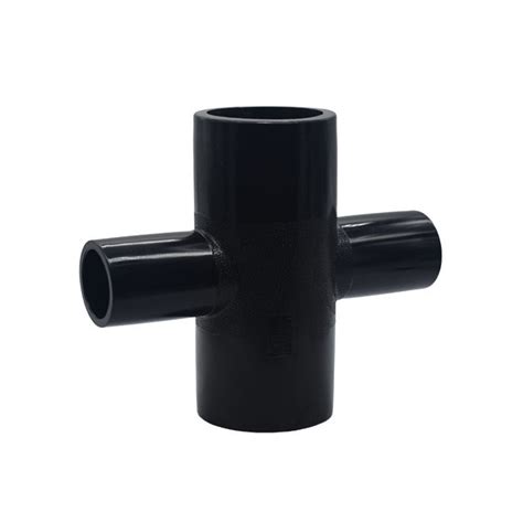 High Density Polyethylene Hdpe Pipe Compression Fittings Reducer Cross
