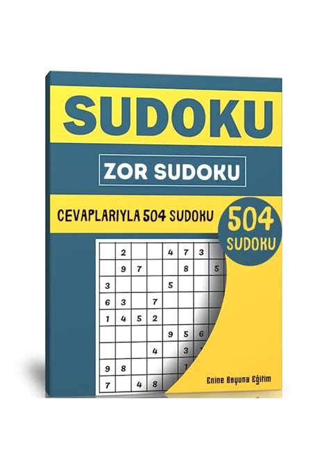 Zor Sudoku Kitabı Fiyatları Ve Özellikleri