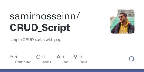 Github Samirhosseinncrudscript Simple Crud Script With Php