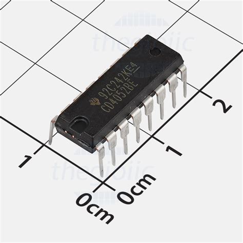 CD4052BE IC Multiplexer Demultiplexer Dual 16 DIP Điện áp 3 20V 2 5 9V Số chân 16