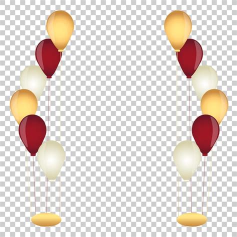 Premium Vector 3d Realistic Colorful Balloon Holiday Illustration Of