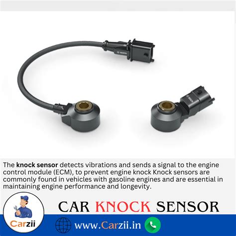 What Is A Knock Sensor How Knock Sensor Works Explained Carzii Noida Carzii Blog And