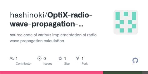 GitHub Hashinoki OptiX Radio Wave Propagation Calculate Source Code