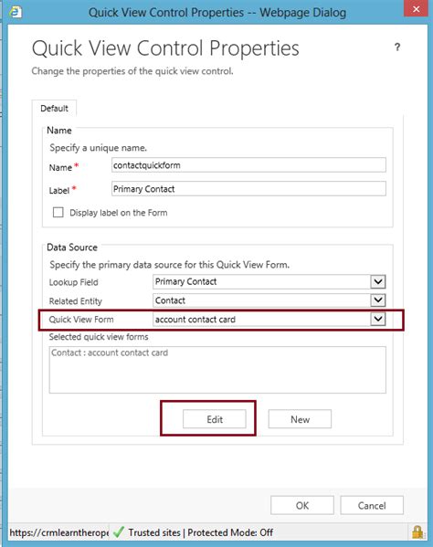 Microsoft Dynamics Crm Learn The Ropes Quick View Forms In Crm
