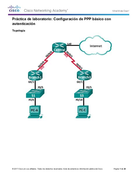 Pdf 327 Lab Configuring Basic Ppp With Authentication