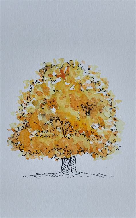 은행나무 그리기