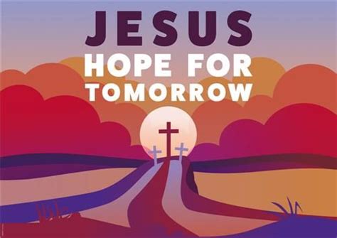 Hope For Tomorrow Landscape Message Poster