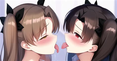 Ai生成 Novelai 遠坂凛 × エレシュキガル Choowaのマンガ 漫画 Novelai Yuri Pixiv