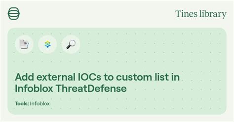 Sif Baksh On Linkedin Add External Iocs To Custom List In Infoblox