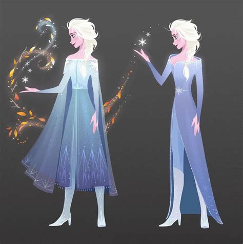 Frozen 2 Anna S Outfits Concept Art Including New Arendelle Queen Dress