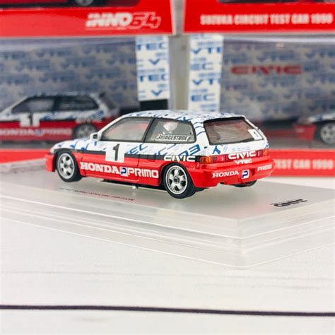Inno64 Honda Civic Ef9 Gr N 1 Suzuka Circuit Test Car 1990 Ayrton Se