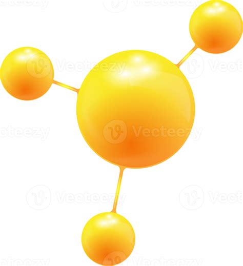 Molecule Structure Model Sign Molecules In Chemistry Science For
