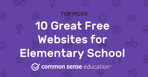 10 Great Free Websites For Elementary School Common Sense Education Worksheets Library