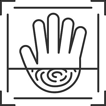 Palm Scanning Scanning Line Vector Scanning Line Human PNG And Vector With Transparent