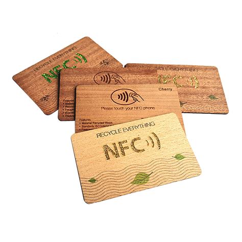 Wooden RFID Hotel Key Card HUYIDA