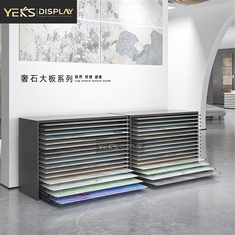 Pull Out Floor Type Tile Drawer Display Cases Yeks