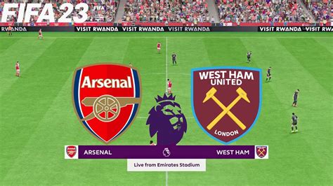 Fifa 23 Arsenal Vs West Ham United Premier League Ps5 Gameplay
