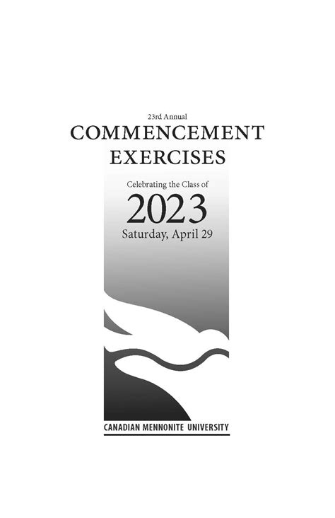 Livestream Cmu Class Of 2023 Convocation Ceremony News And Releases Cmu