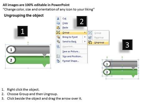 Consistent Rectangular Arrows 2 Stages Flowchart Application Powerpoint Slides