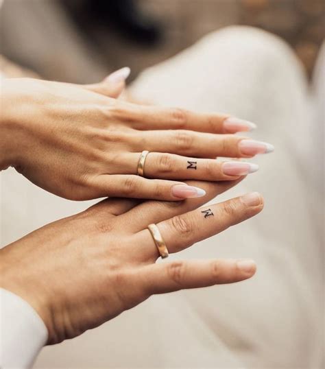 Marriage Tatuajes Dedo Anular Tatuaje Anillo Dedo Tatuaje De Anillos