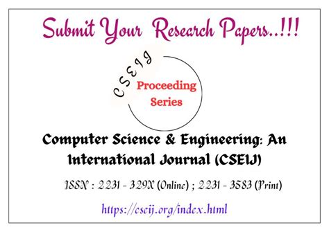 Cseij Journal On Linkedin Computerscienceengineering Computerscience Semanticsearch