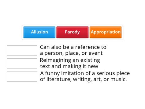 Three Types Of Intertextuality Match Up