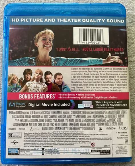 I Tonya Blu Raydvd Universal 2017 Margot Robbie Nel Ruolo Di