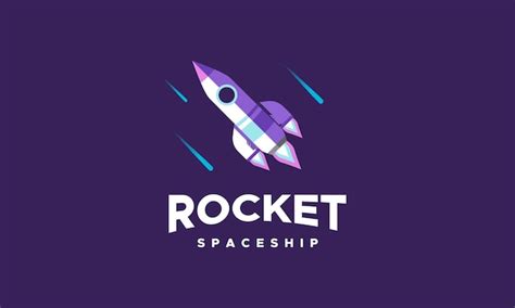 Projetos De Logotipo De Foguete Vetor ícone De Modelo De Logotipo De