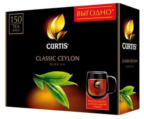 Купить Чай Curtis Classic Ceylon 150 пак *2 гр черный (16) 101612 ...