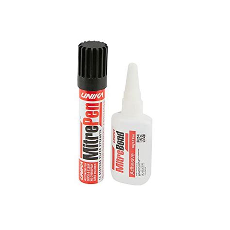 Unika Mitrebond Mitre Pen Super Glue Activator And Adhesive Multipack